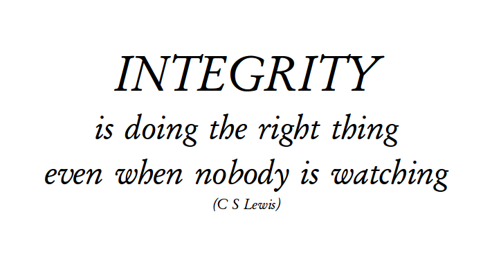 Integrity By Design – Heart of Worship Blog